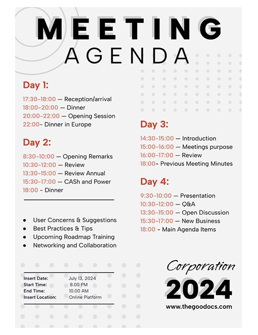 Sample Agenda 7 Meeting Agenda Examples [+ready To Use Templates]