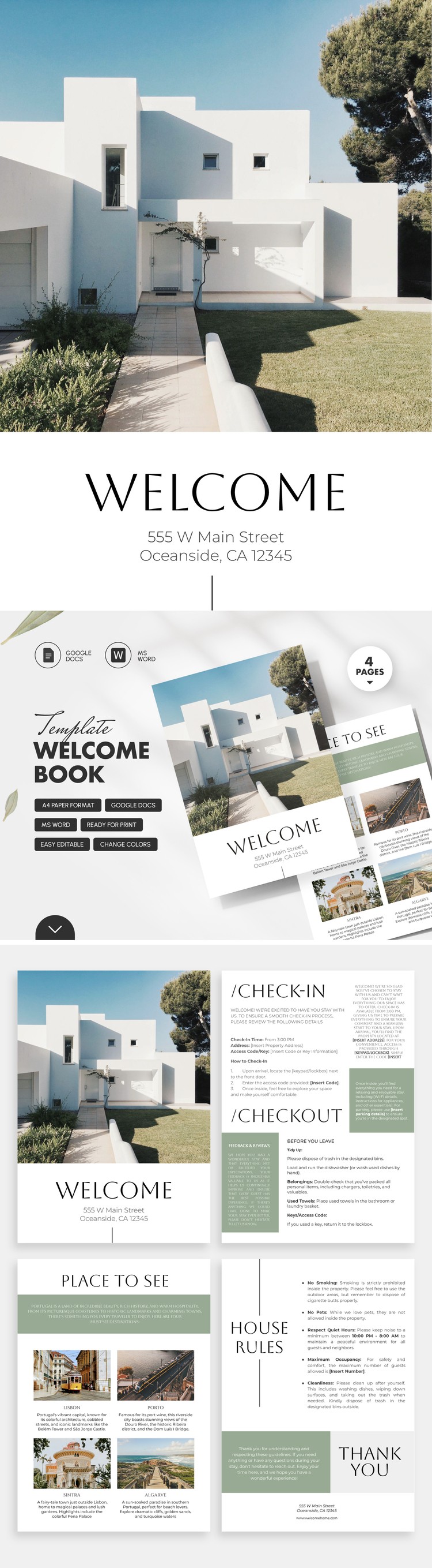 Free Welcome Book Template in Google Docs and Microsoft Word ...