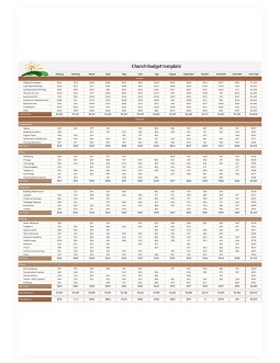 Free Yearly Church Budget Template In Google Docs