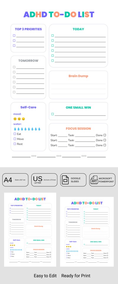 Free Daily Lists & Checklist Templates | thegoodocs.com