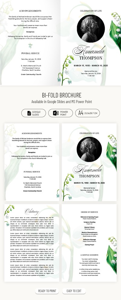 Funeral Templates | thegoodocs.com
